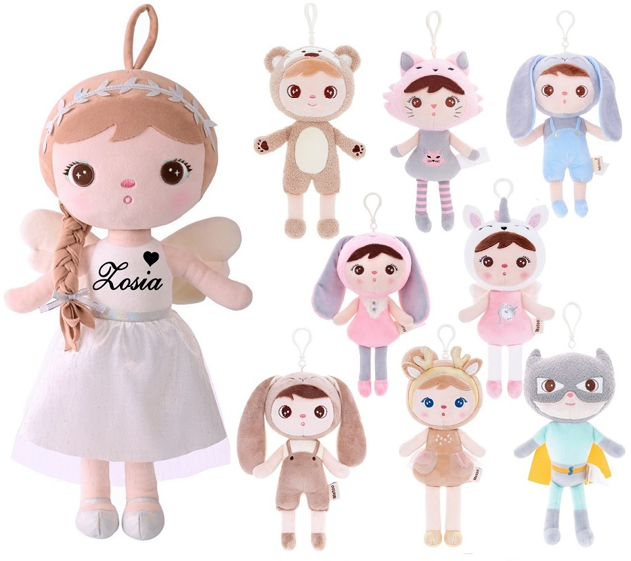 Zestaw Personalizowany Biały Aniołek i Mini Lala | DomLalek.pl